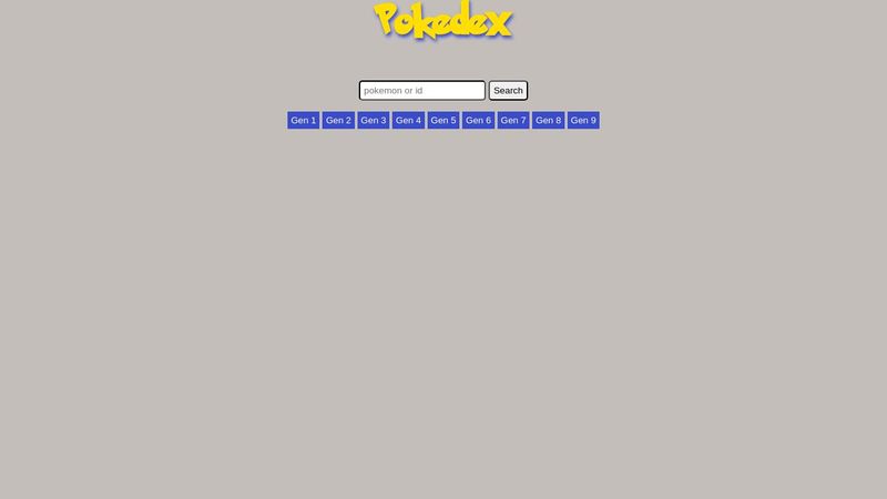 Pokedex - Vanilla JS (pokemon card back in process)