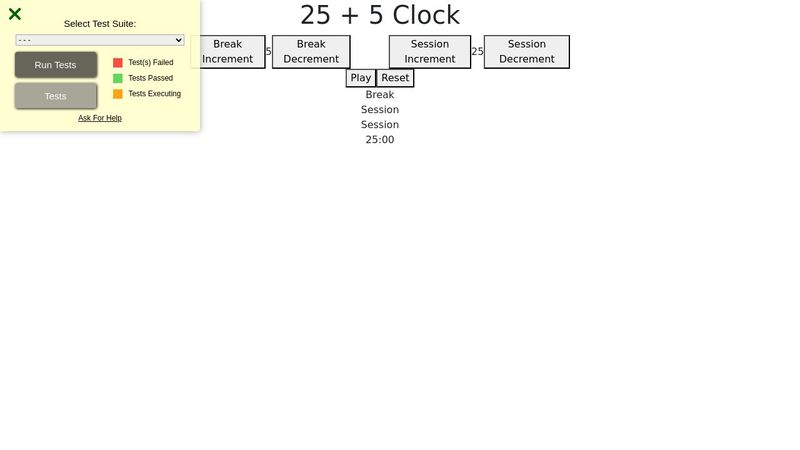 FCC 25+5 Clock Submission