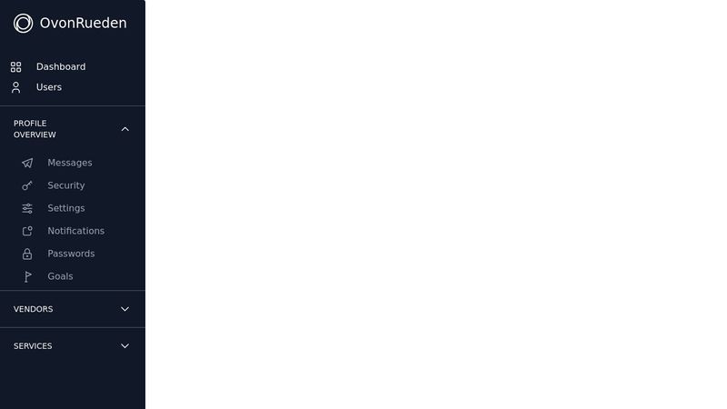 Tailwind CSS Vertical Navigation Component