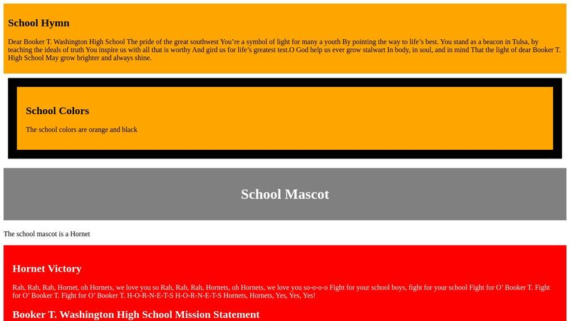 HTML Recap Assignment