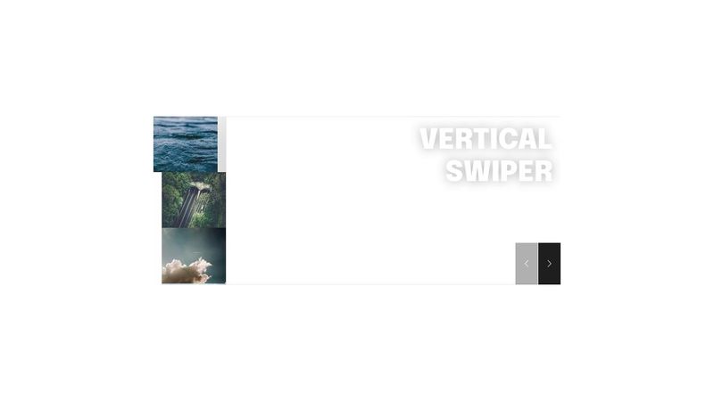 Vertical Swiper thumbs