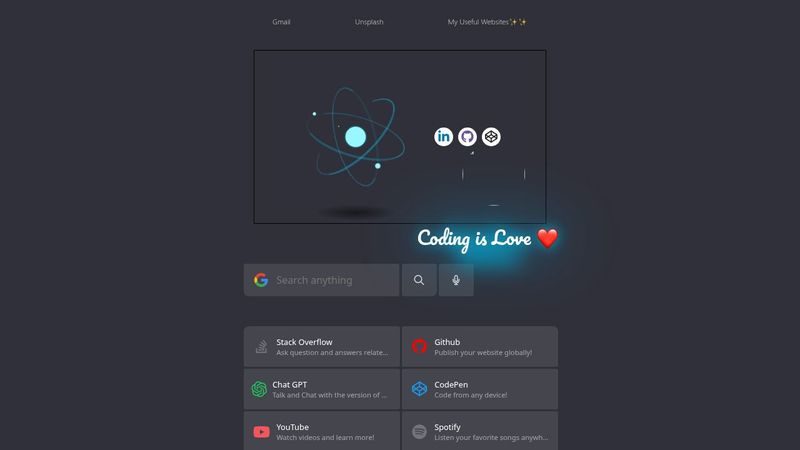 Chrome Home Redesigned for Programmers ️