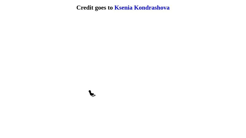 CodePen Home Steps Following The Cursor (GSAP)