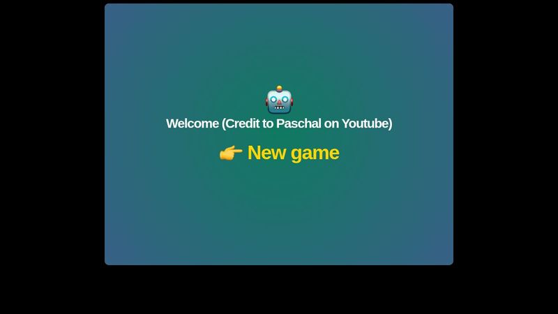 Shooting Game using JS, CSS, and HTML