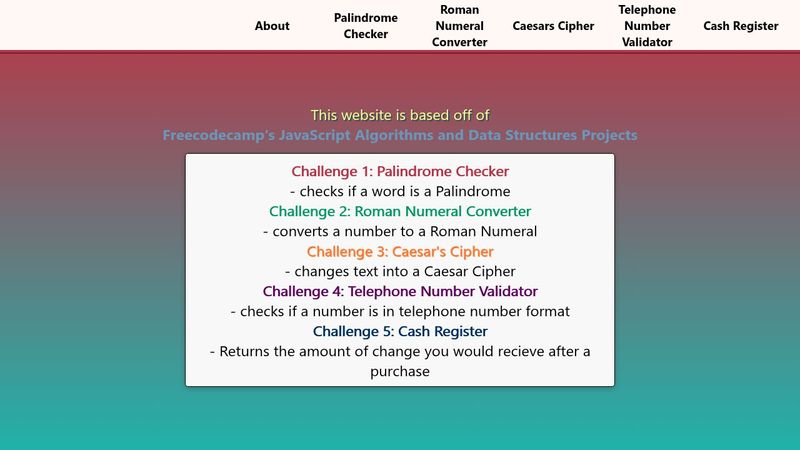 JavaScript Challenges