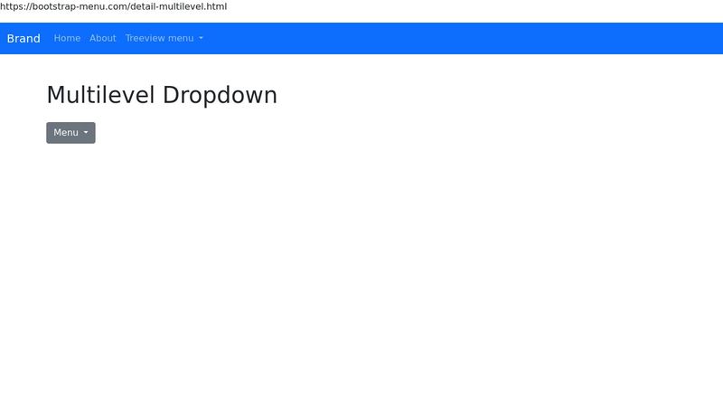 Bootstrap 5 multi-level dropdown menus