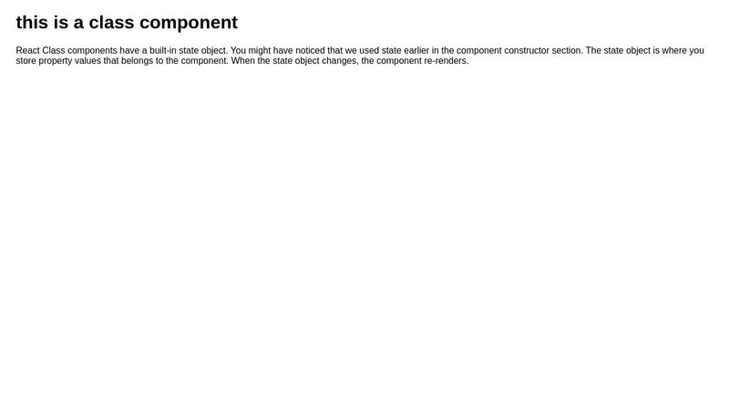 18. Class Component Example