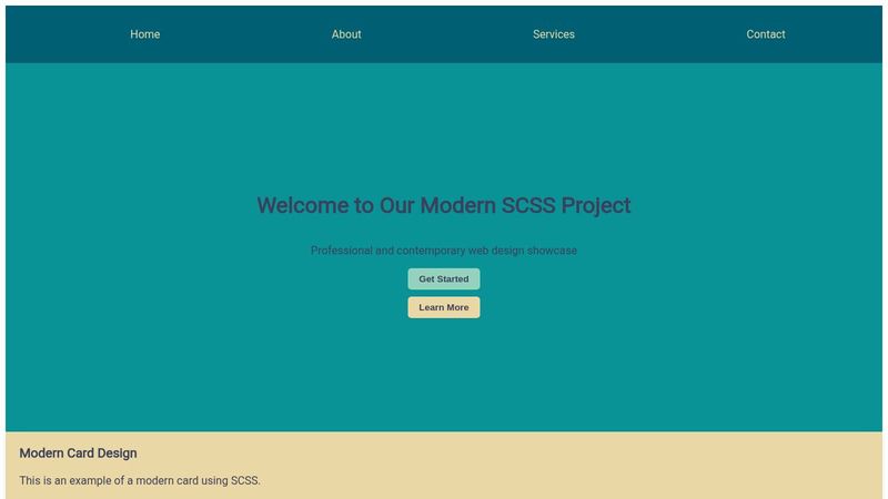 18.4 Variables, Mixins, Extends - Homepage (SCSS)