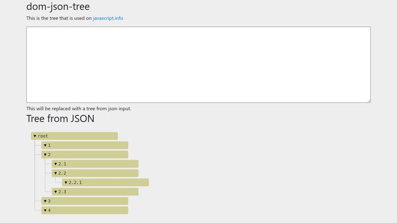 dom-json-tree