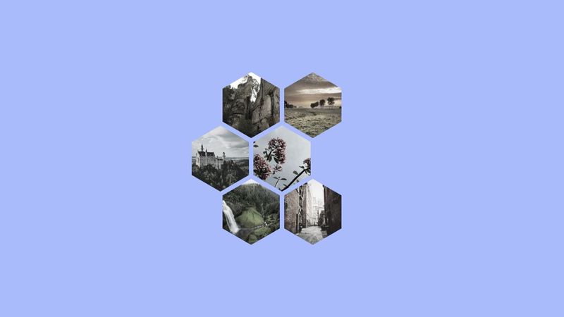 CSS Tutorial - CSS Grid of Hexagons