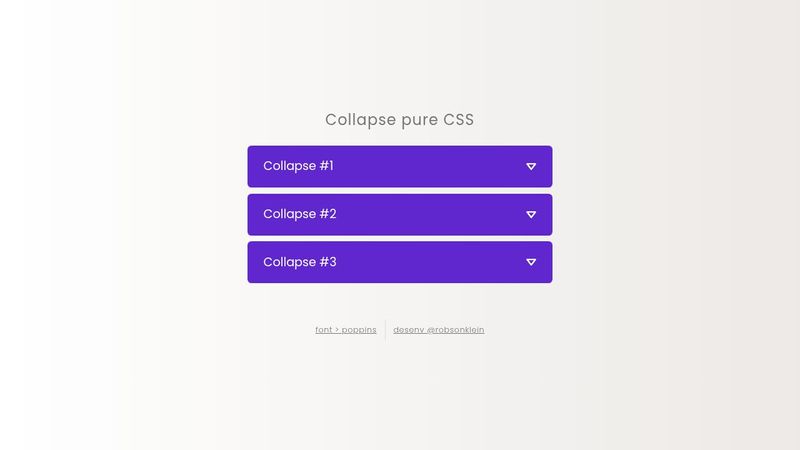 Pure CSS Collapse: No JavaScript Required