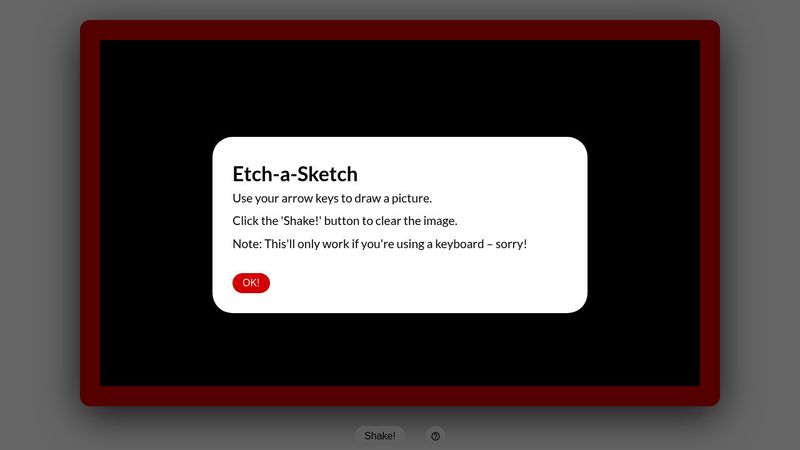 Etch-a-Sketch JavaScript Beginner