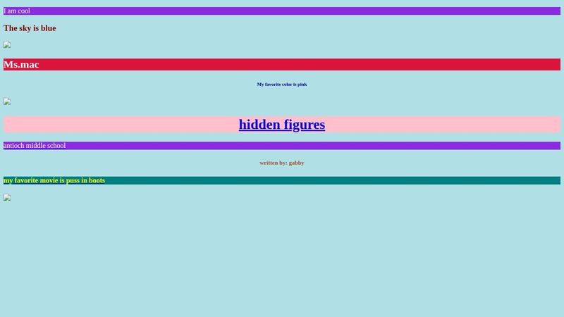 css practice with links