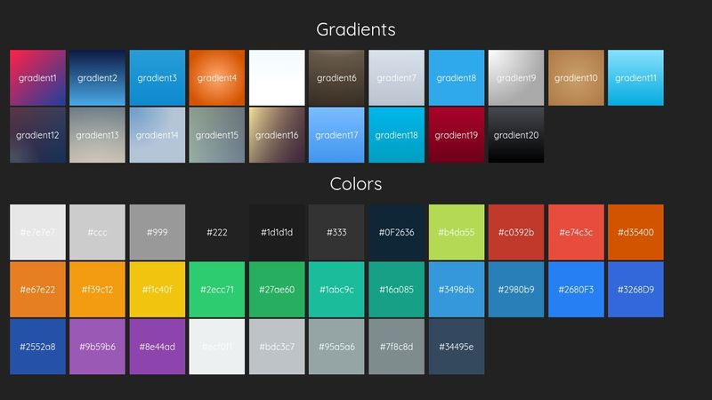 Gradients & Colors