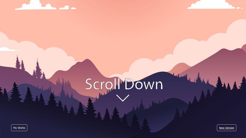 Parallax scroll animation
