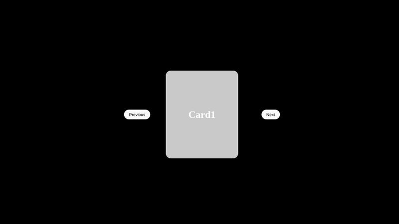 Carousel using HTML, CSS and JavaScript
