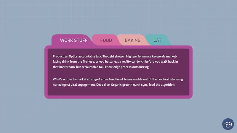 CSS 实战技巧(#286)：Rounded Tab
