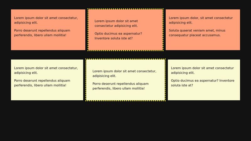 Flex vs. Grid 1d vs. 2d