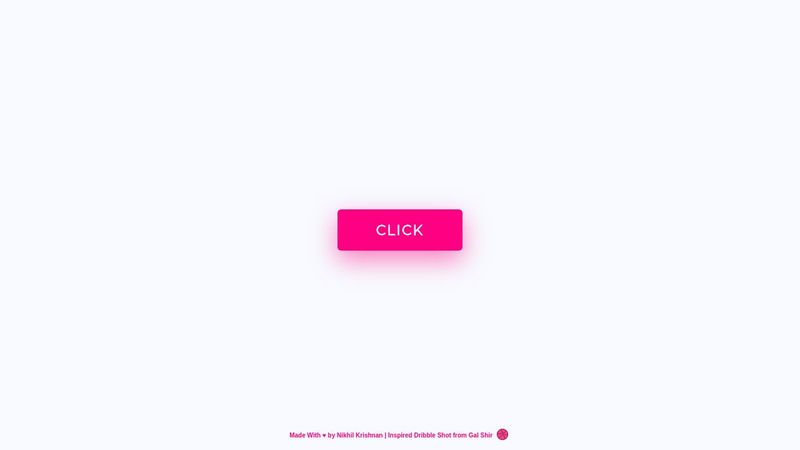 CSS Particles button
