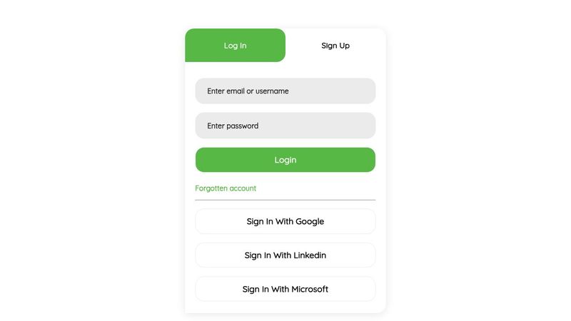 Responsive Sign In & Sign Up Form