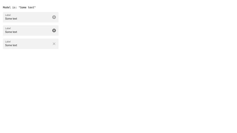 Input: Clearable - Quasar v2.7.0