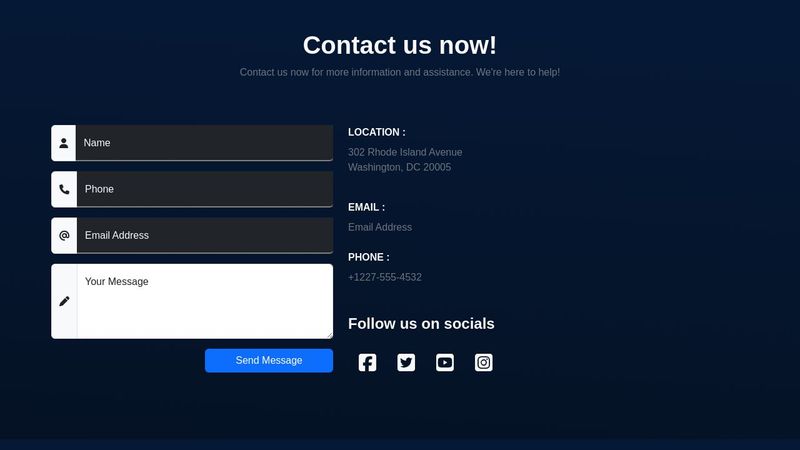 Bootstrap 5 Contact Form Floating labels