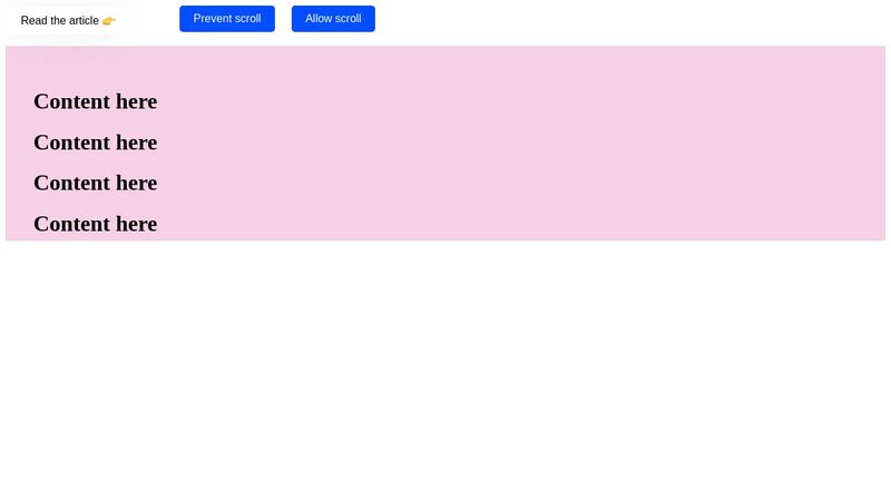Disable keyboard scrolling on specific div element using JavaScript