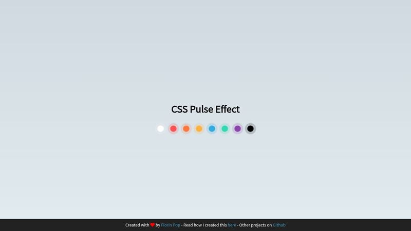 CSS Pulse Effect