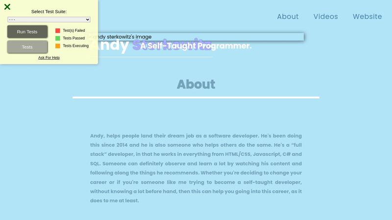 Tribute page project(Freecodecamp)