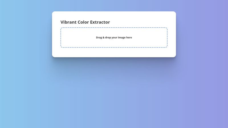 Vibrant.js Image Color Extractor