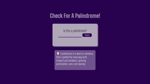 Feedback On Palindrome Checker Project Code Feedback The