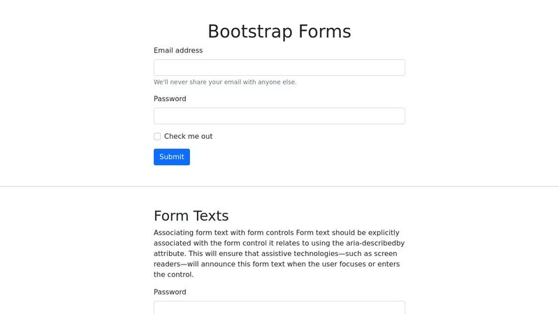 Bootstrap-5 Forms