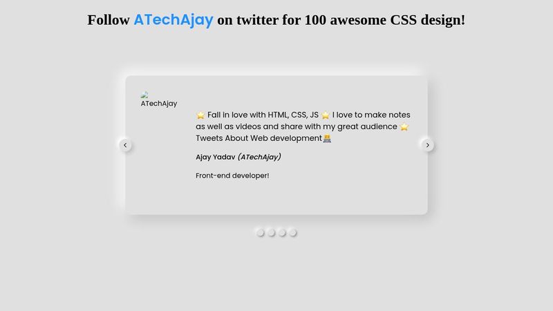 day-3 of 100 days of master in css design by (Ajay Yadav) ATechAjay