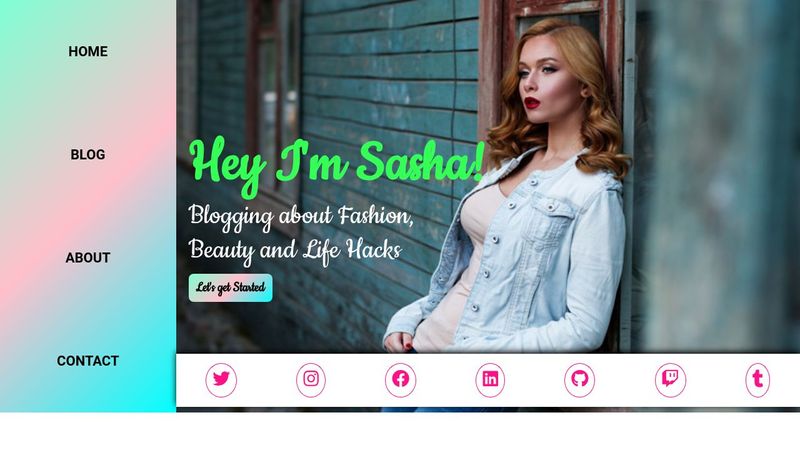 Full Portfolio Website built from Scratch using pure Html & Css