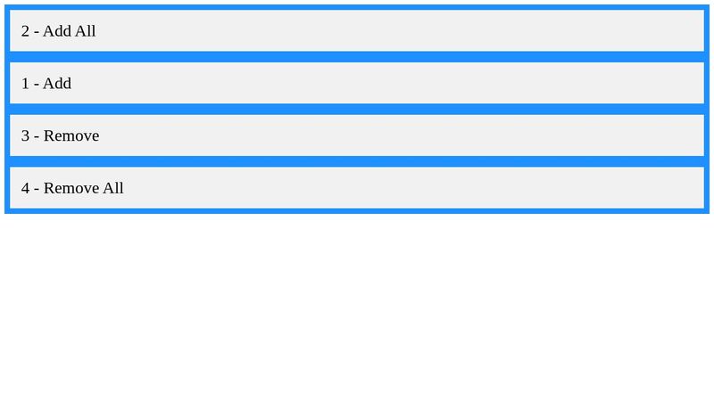 change the order of the primeFaces picklist buttons