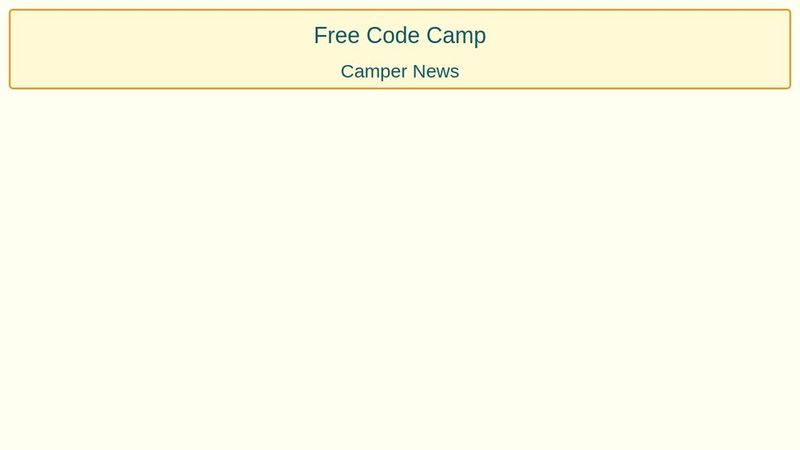 Free Code Camp News
