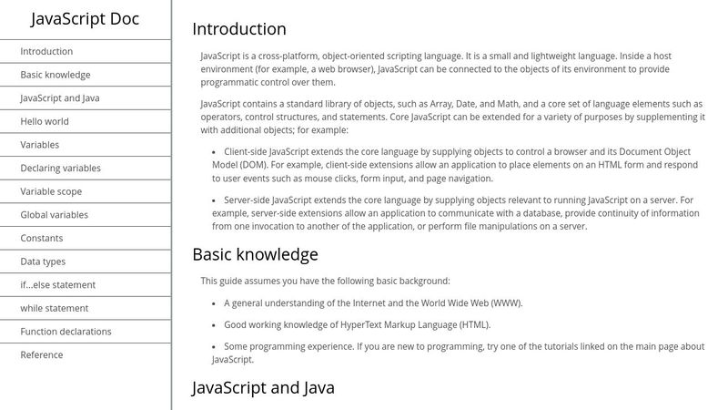 JavaScript Doc