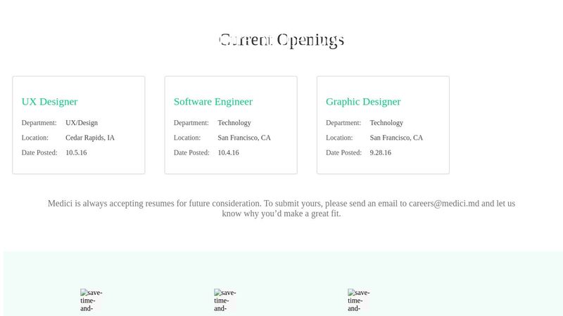 Careers page template