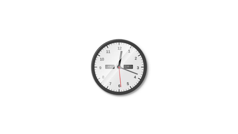 Pure SCSS Animated Clock w/ CSS3 animation and local hour JS ES6