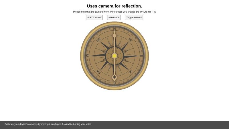 Compass created in Canvas (best viewed on mobile)