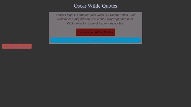 Random Quote Generator(FreeCodeCamp)