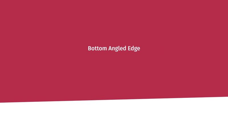 Angled Edge Pseudo Element SASS Mixin