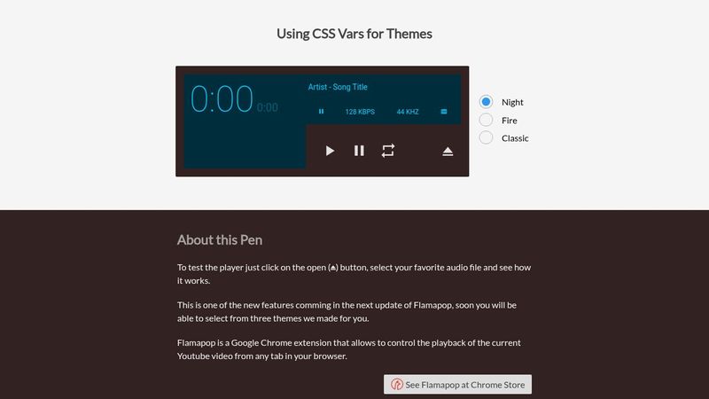 Using CSS Vars for Themes