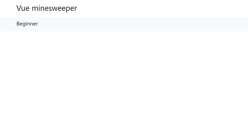 Vue-minesweeper