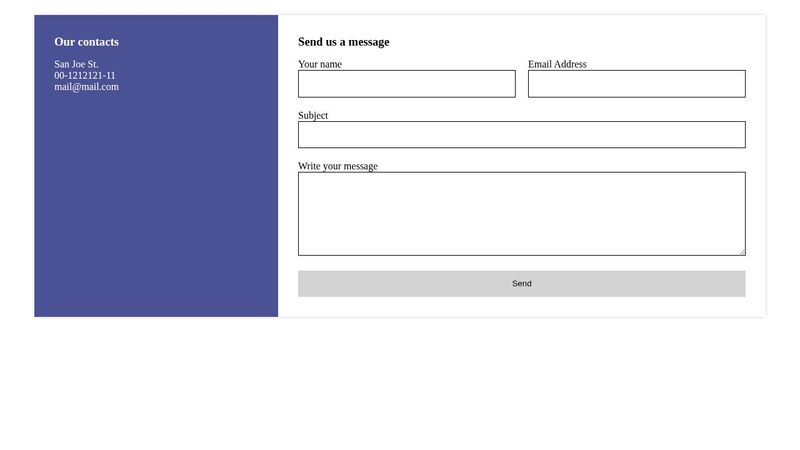 Form Layout: CSS Grid