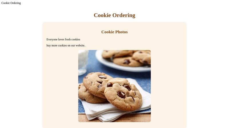 cookie website