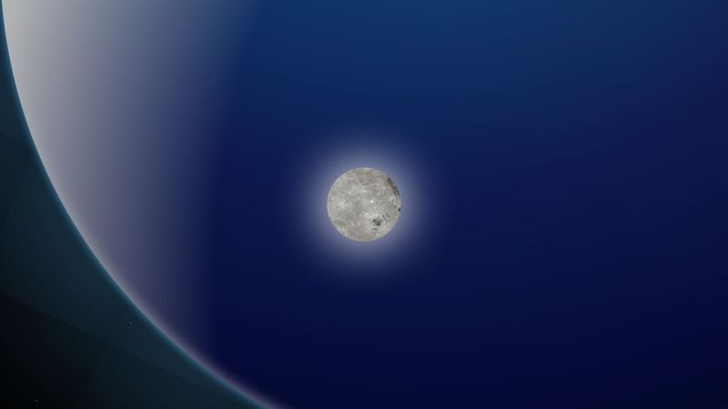 Only CSS: Animated Earth + Glowing Moon