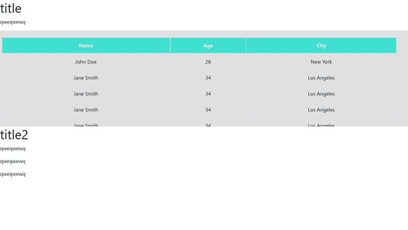 Bootstrap Table won't stick inside a div