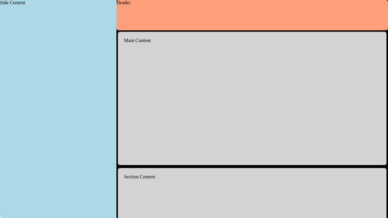 Fixed Header & Sidebar