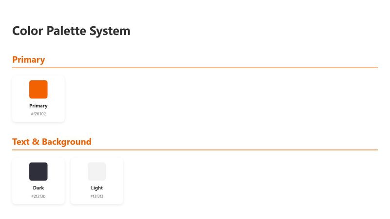 Color Palette System